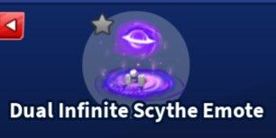 Buy Emote Dual Infinite Scythe Emote Blade Ball 3736518 | itemku