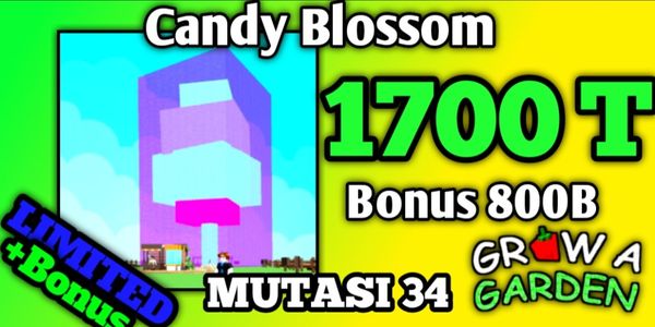 Buy Item Candy Blossom (Limited Divine) - Grow a Garden Grow A Garden ...