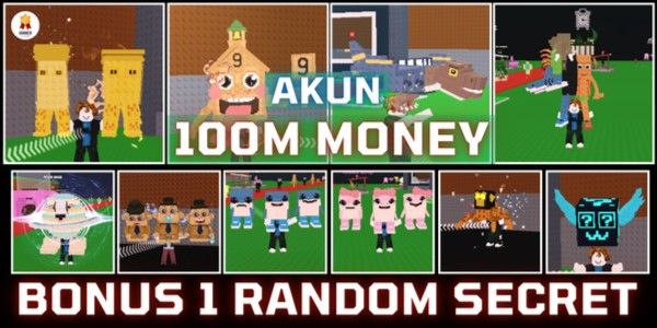 Buy Account ACCOUNT 100M MONEY | BONUS 1 RANDOM SECRET | STEAL A ...