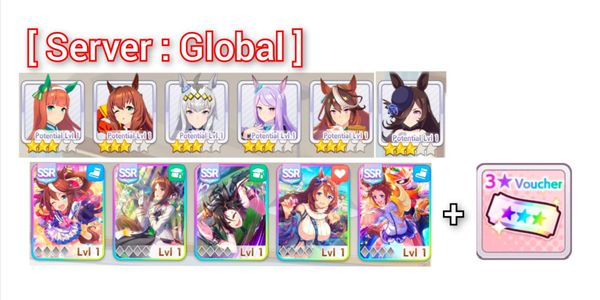 Beli Akun (Starter) 6 SSR Karakter + 5 SSR Support Card: Super Creek ...