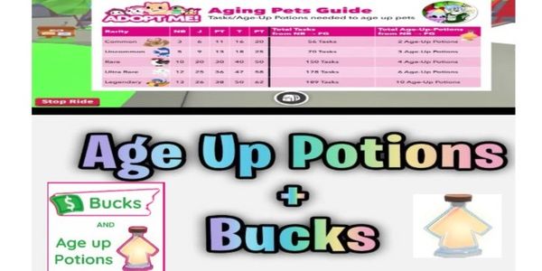 Beli Akun Akun Adopt Me 120.000+ Bucks & 200 + Age-up Potion Adopt Me ...