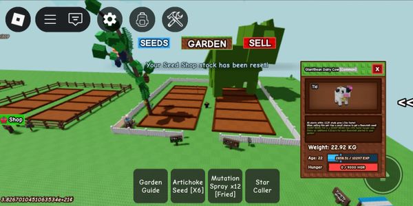 Buy Pets TITAN DAIRY COW Grow A Garden 3774318 | itemku