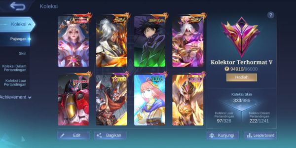 Buy Account LEGEND LUNOX VESSEL SOUL AAMON VESSEL SOUL HANABI JJK ...