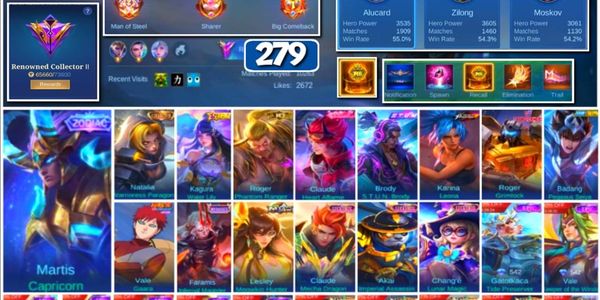 Buy Account #2210 ML Account | 279 Skins | Collector Natalia | Gara ...