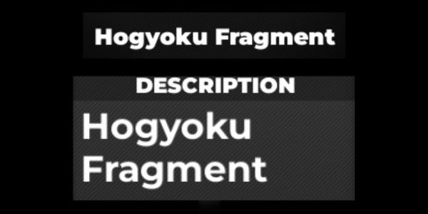Buy Item Hogyoku Fragment - Type Soul RBL Type Soul 3712603 | itemku