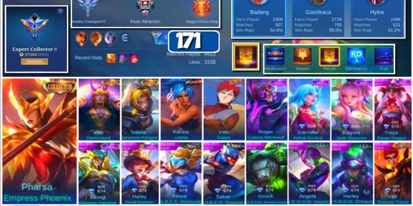 Buy Account #2206 ML Account | 171 Skins | Collector Natalia, Pharsa ...