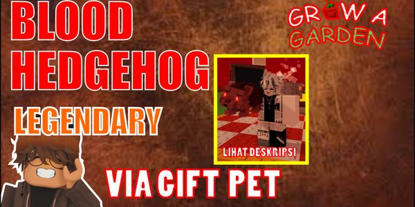 Buy Pets BLOOD HEDGEHOG "LEGENDARY" - Grow a Garden Grow A Garden ...