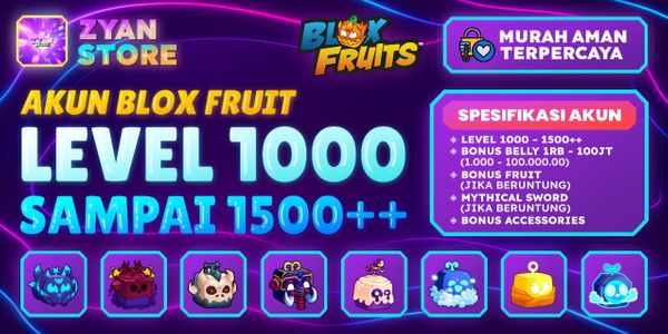 Beli Akun Akun Blox Fruit LEVEL 1000+ Blox Fruits Terlengkap dan ...