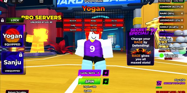 Buy Account Akun Polosan YOGAN + SANJU (ALL LIMITED SECRET STYLE 0.02%) - Volleyball Legends ...