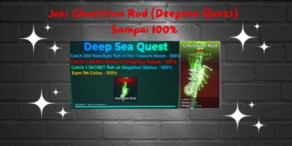 Buy Boosting Service Joki Deepsea Quest (Unlock Ghostfin Rod) Until 100 ...