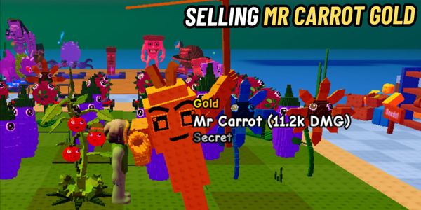 Buy Item Mr Carrot Mutation Gold (11k Damage) Plants Vs Brainrots ...