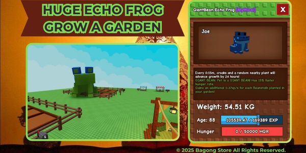 Buy Pets HUGE ECHO FROG ^GROW A GARDEN^ Grow A Garden 3835894 | itemku