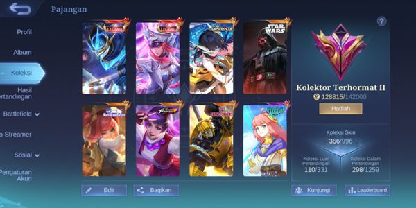 Beli Akun KOLEKTOR TERHORMAT (II) LEGEND GUSION & LEGEND FREYA | ARGUS ...