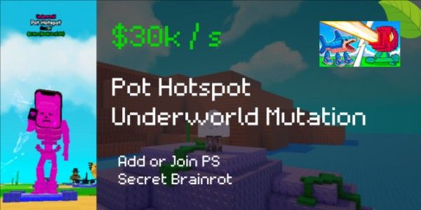 Buy Item Pot Hotspot (Underworld) - Secret Brainrot Plants Vs Brainrots ...