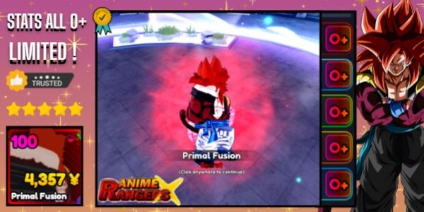 Buy Item Primal Fusion/Gogeta (ALL STATS O+) Re:Rangers X 3767119 | itemku