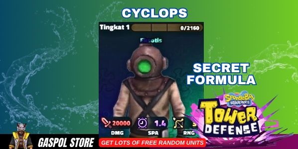 Beli Unit Squidasaurus Rex SpongeBob Tower Defense Terlengkap dan ...