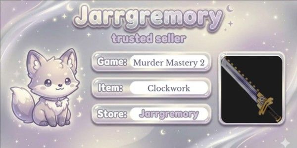 Buy Weapon Clockwork - Murder Mystery 2 (MM2) Murder Mystery 2 2865920 ...