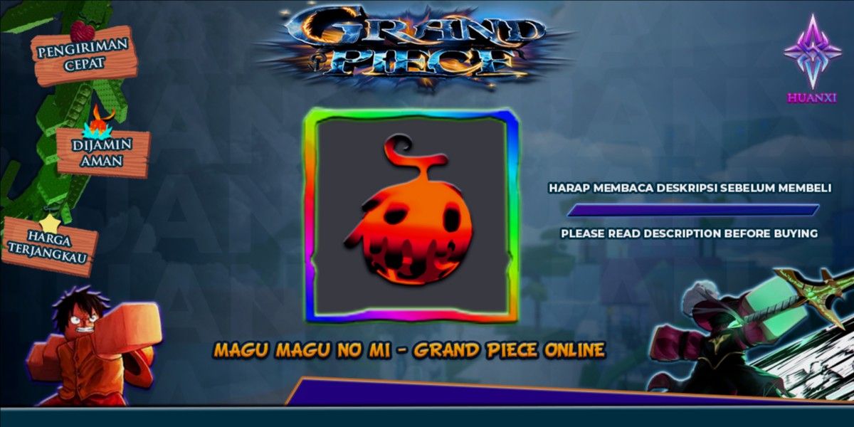 Buy Item Magu Magu no Mi Grand Piece Online cheapest May 2026 | itemku