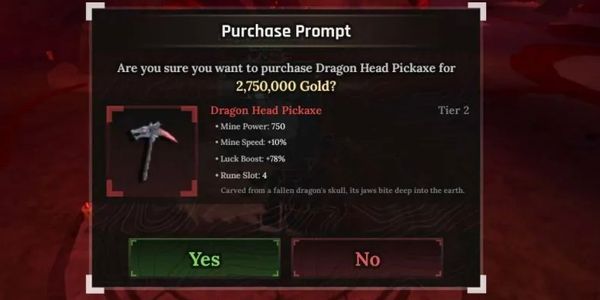 Beli Joki JOKI DRAGON HEAD PICKAXE | JOKI BOOSTING THE FORGE The Forge Terlengkap dan Termurah ...