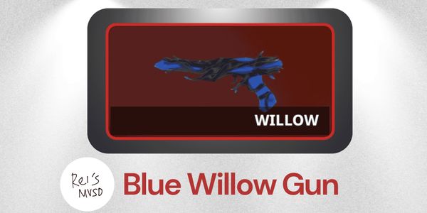 Buy Weapon Blue Willow Gun | Murderer Vs Sherrif Duel (MVSD) Murderers ...
