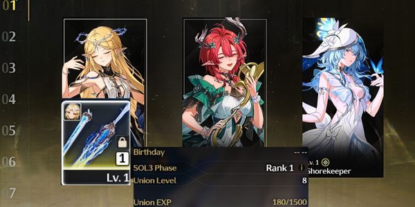 Buy Account [SEA] Starter Cartethyia + Sign, Ciaccona, Shorekeeper | UL ...