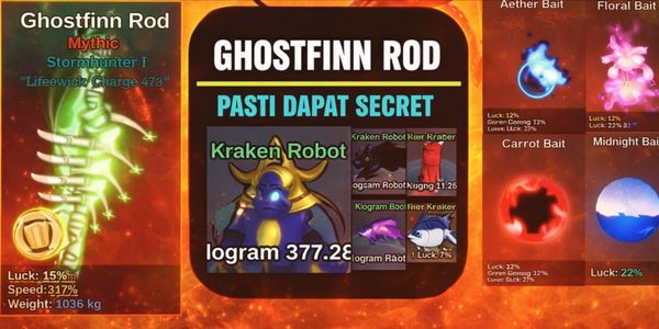 Beli Akun AKUN FISH IT SESUAI GAMBAR ( Ghostfinn Rod ) Fish It ...