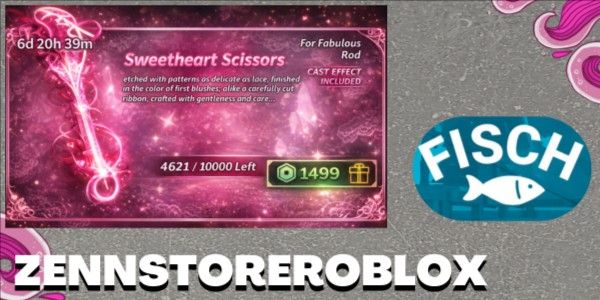 Beli Item Sweetheart Scissors | Skin Rod Fabulous | Fisch Fisch ...