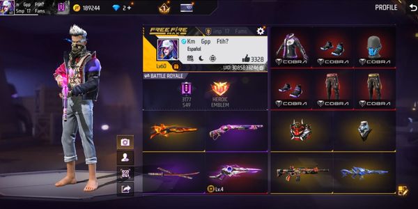 Beli Akun AKUN FF FREE FIRE SG RAPPER, METEOR, EVO SG2 LEVEL 4, BUNDLE ...