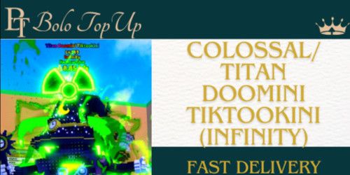 Beli Brainrot Colossal/ Titan Doomini Tiktookini Escape Tsunami For ...