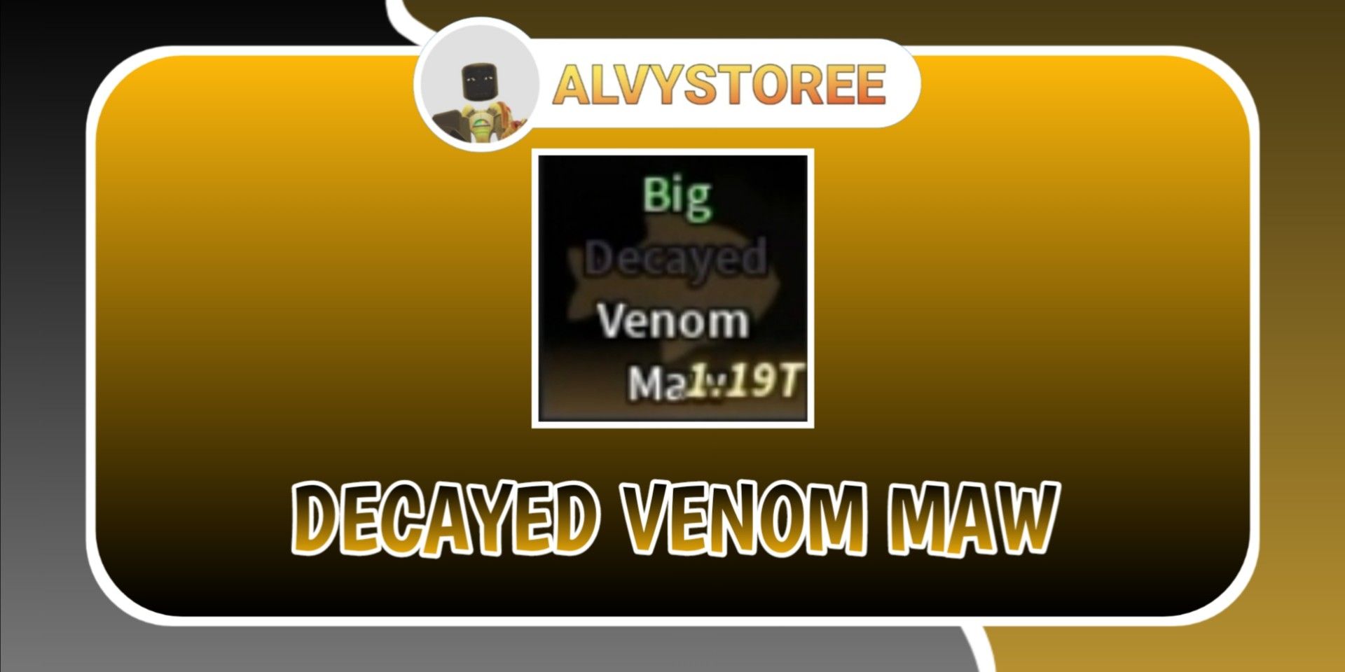 Beli Fish DECAYED VENOM MAW | PLAGUED REAPER STAGE 1 Fisch Termurah ...