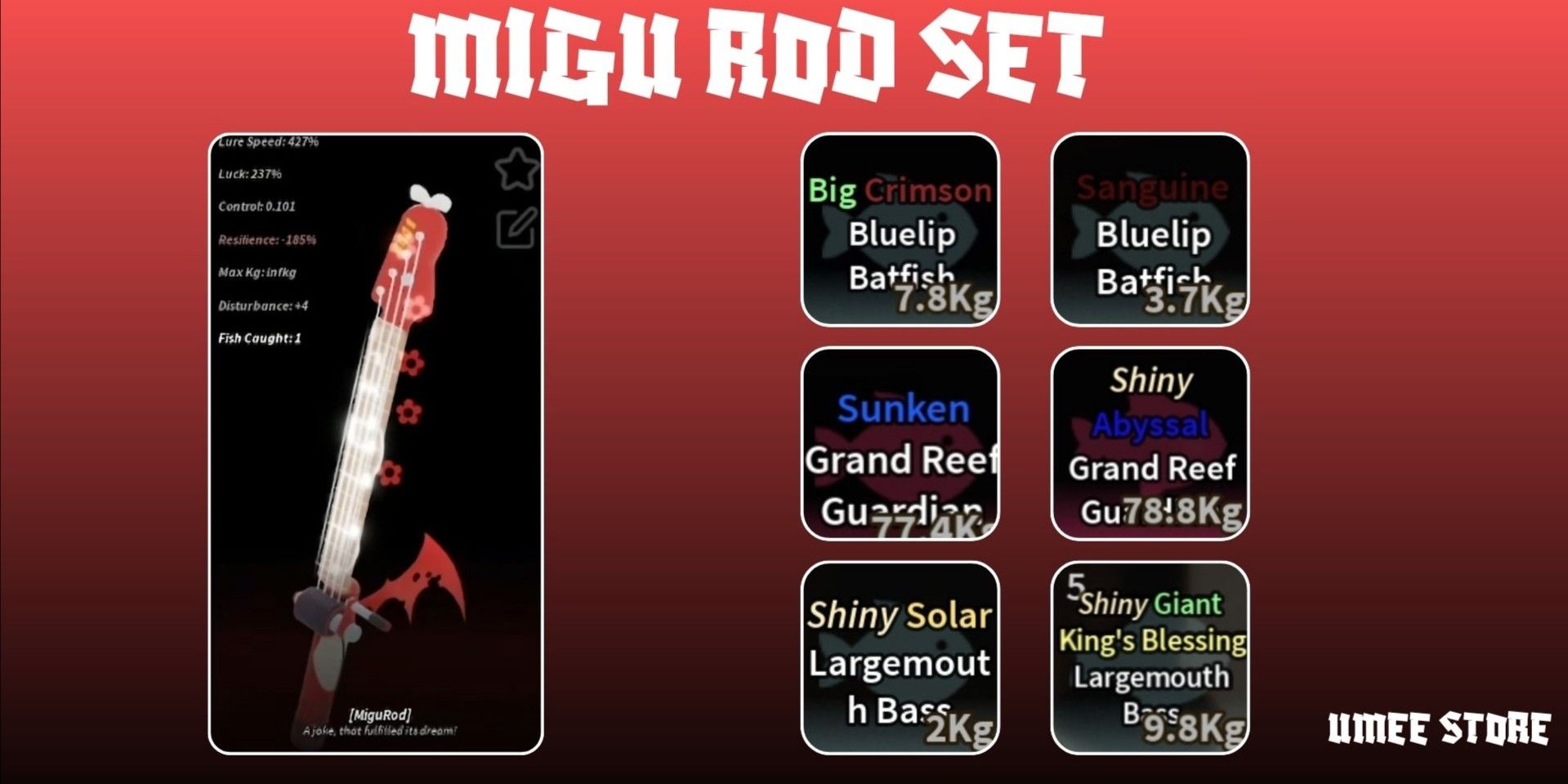 Beli Item Migu Rod Set Fisch Termurah Juni 2026 | itemku